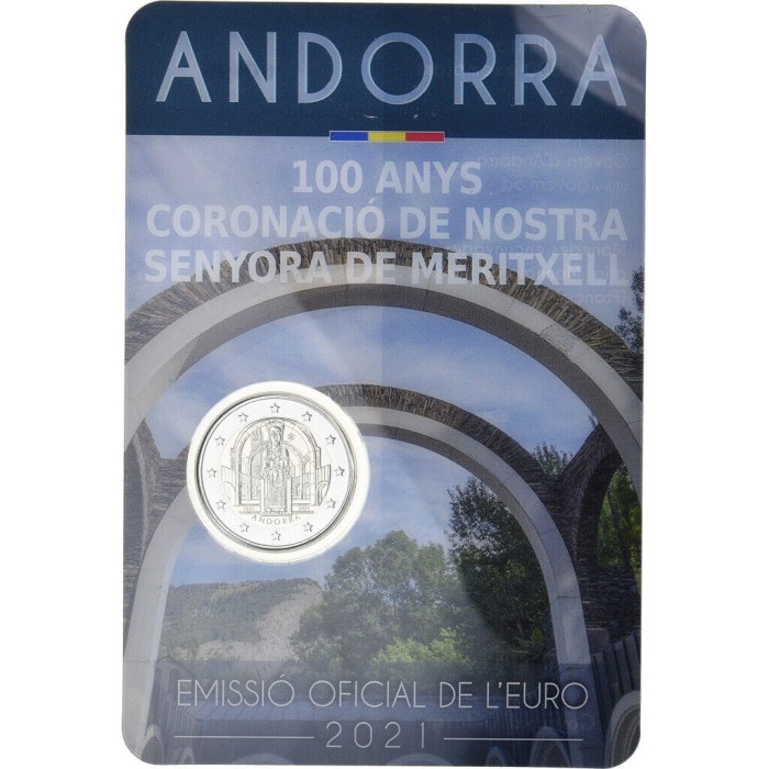 Andorra 2 Euro 2021 100th Anniversary of the Coronation of Meritxell in ...